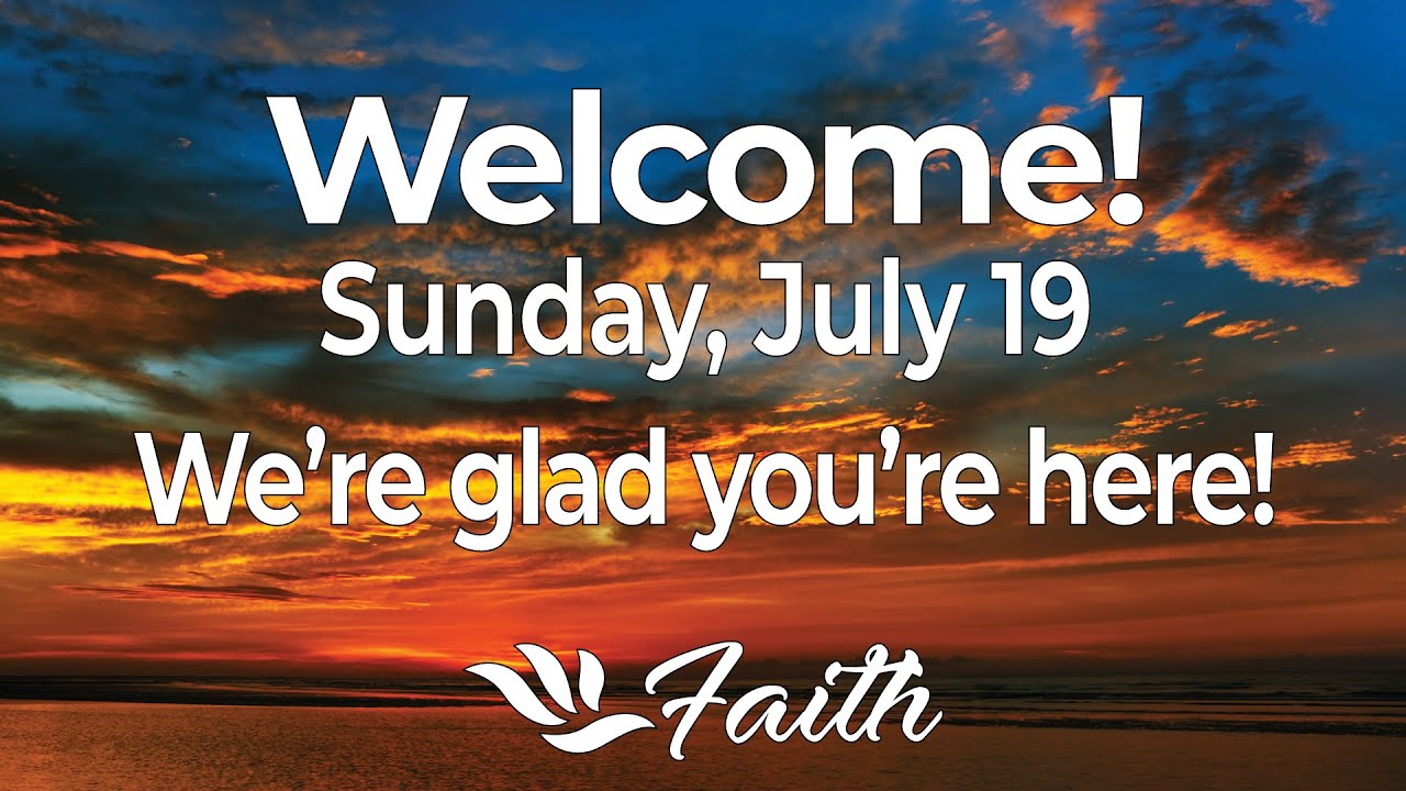 Sunday, July 19, 2020 - Evening Service - YouTube