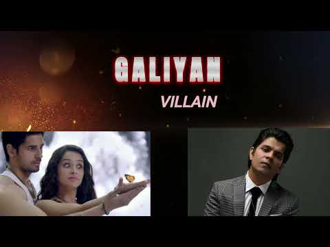 Galiya karaoke , teri galiyan karaoke, galliyan karaoke, teri galliyan ek villain karaoke