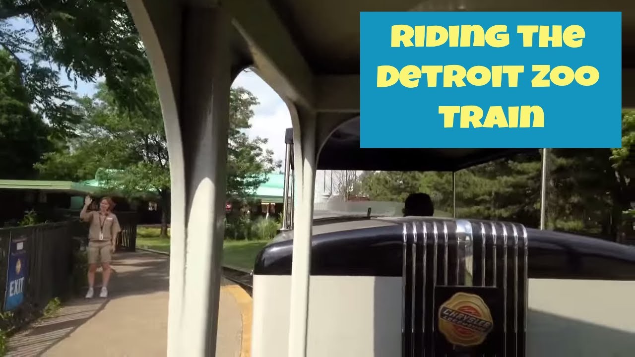 We Ride the Detroit Zoo Train - YouTube