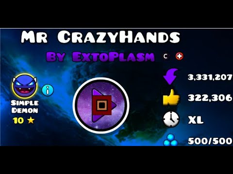 Mr Crazyhands | Geometry Dash - YouTube