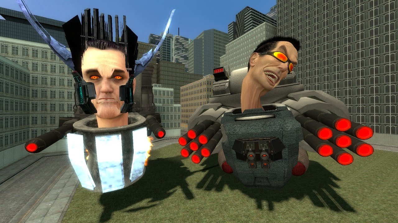 Unpacked new skibidi characters in GMOD - YouTube