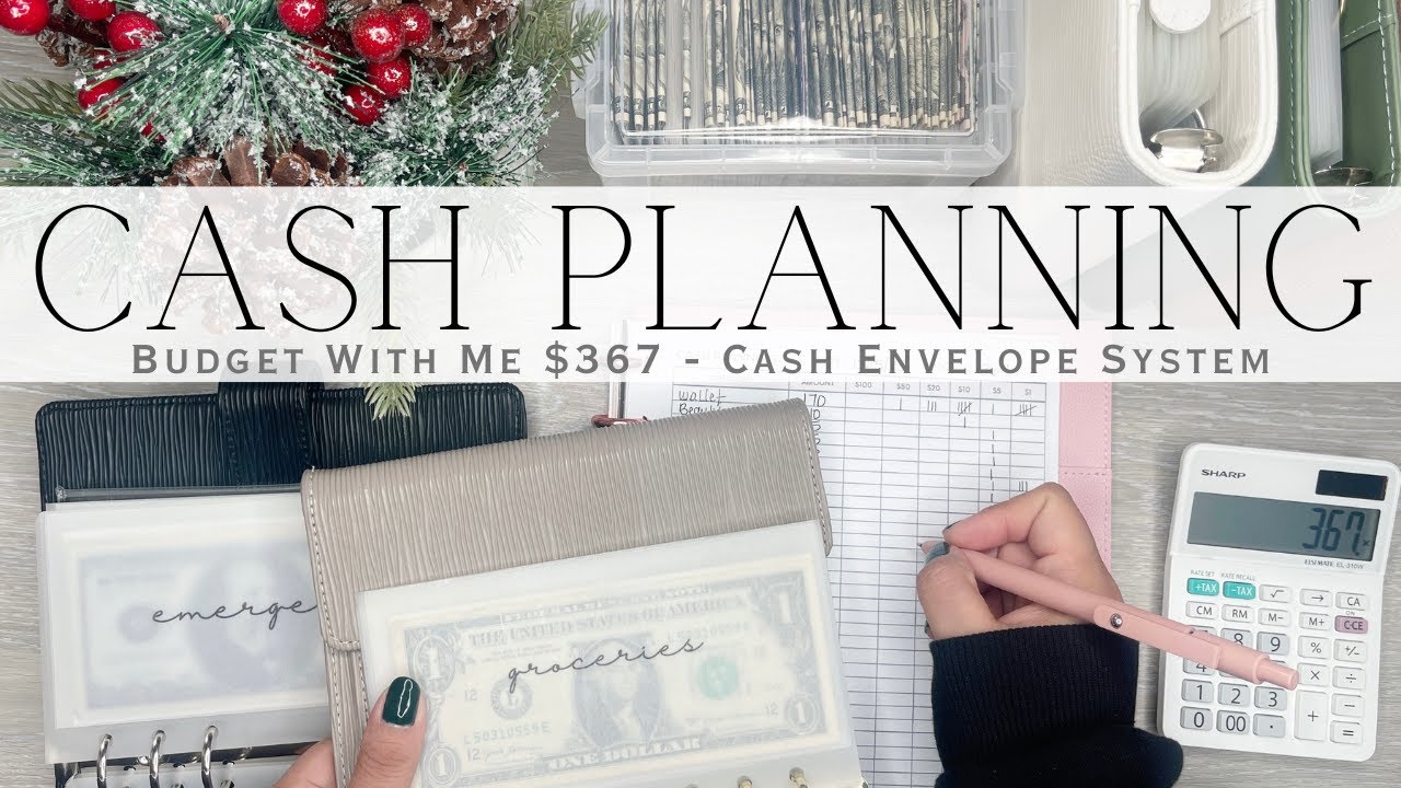 Budget With Me $367 | Weekly Cash Planning | Cash Envelope System - YouTube