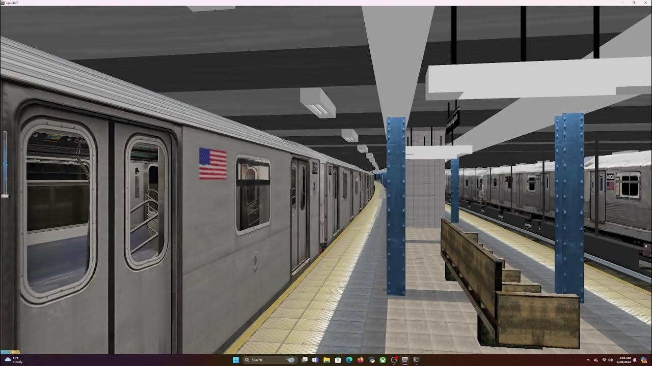 OpenBVE: R142 Movie Train on the J/M/Z Lines - YouTube