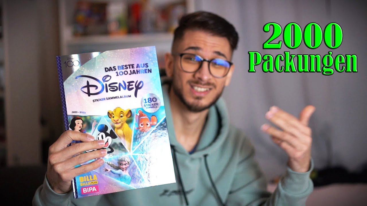 DAS BESTE AUS 100 JAHREN DISNEY | BILLA | STICKER UNBOXING - YouTube