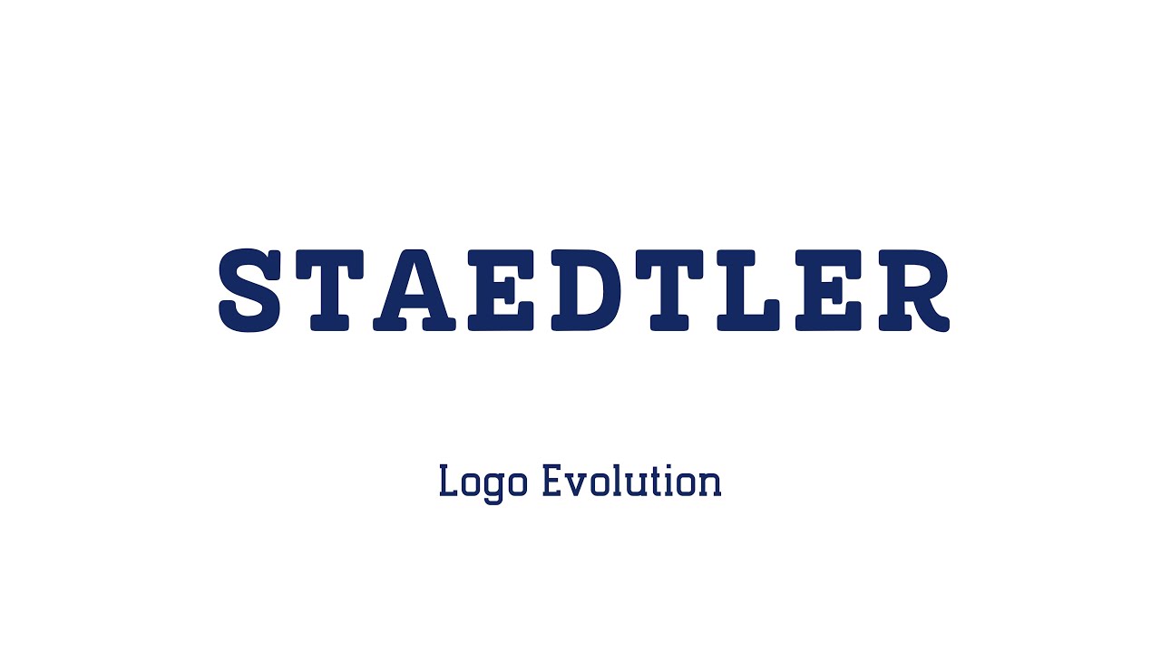 Logo History - Staedtler Logo Evolution - YouTube