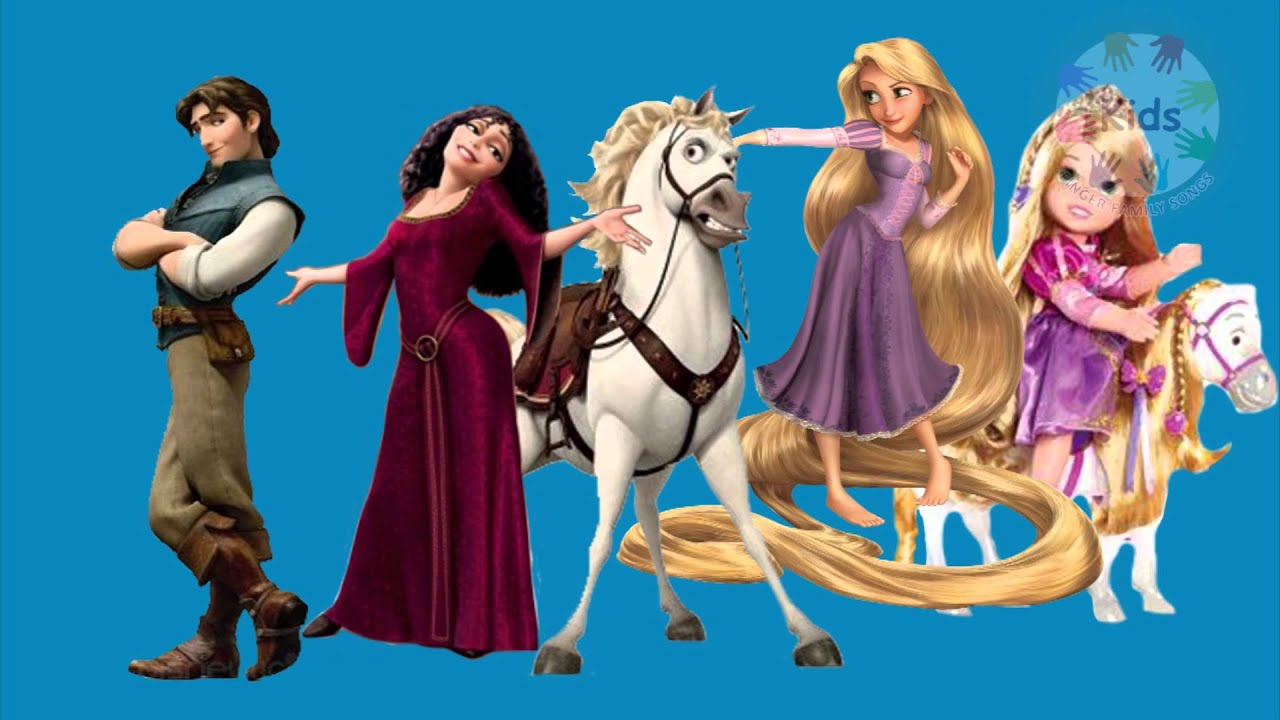 Tangled Finger Family Song | Kids Finger Family Songs - YouTube