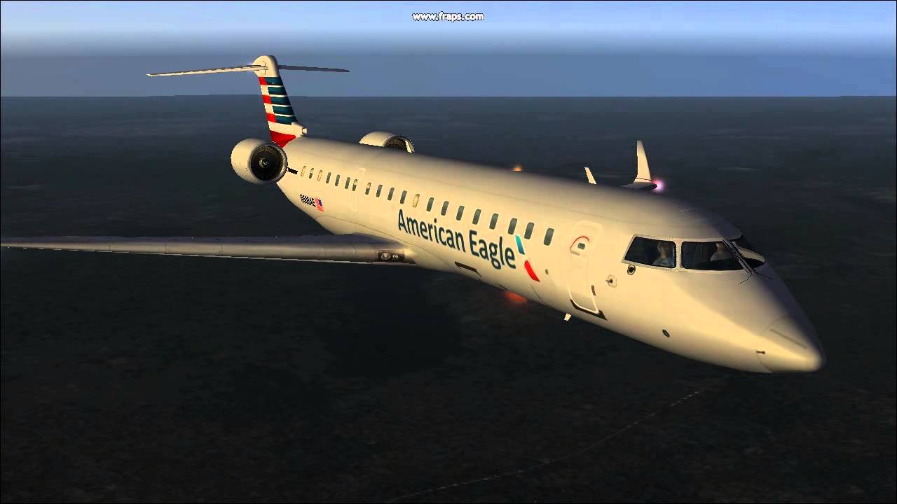 American Eagle Embraer 175 FSX - YouTube