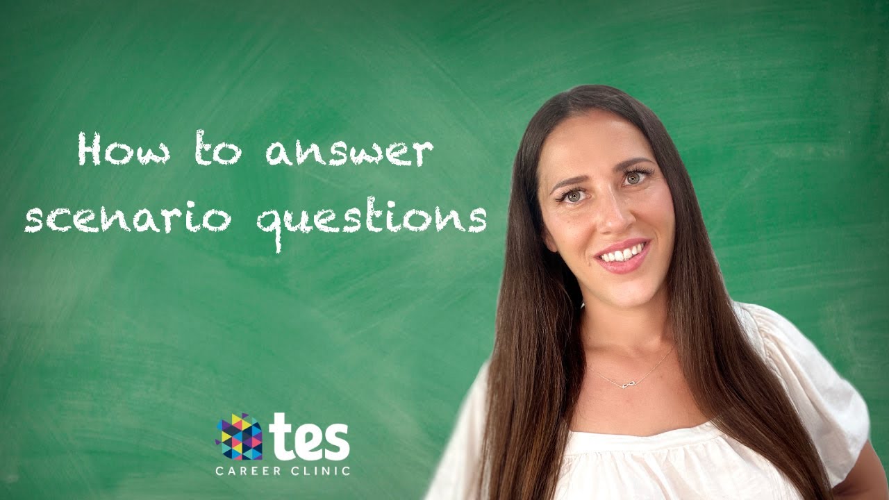 #tescareerclinic How to answer scenario interview questions - YouTube