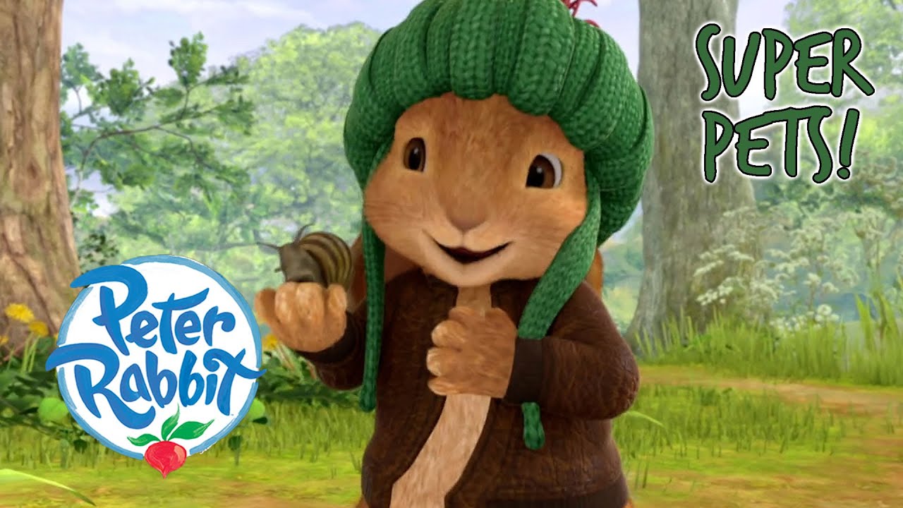 @OfficialPeterRabbit - Super Pets! 🐞 🐌 | Cartoons for Kids - YouTube