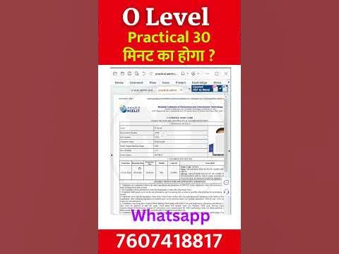 O Level Practical Exam 2024 #olevel #olevelcourse - YouTube