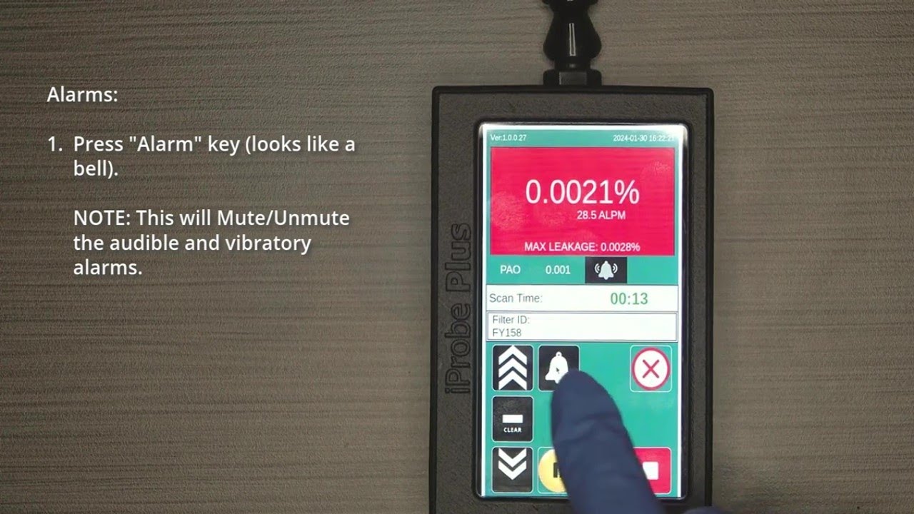 iProbe Plus Mute/Unmute Alarms - YouTube