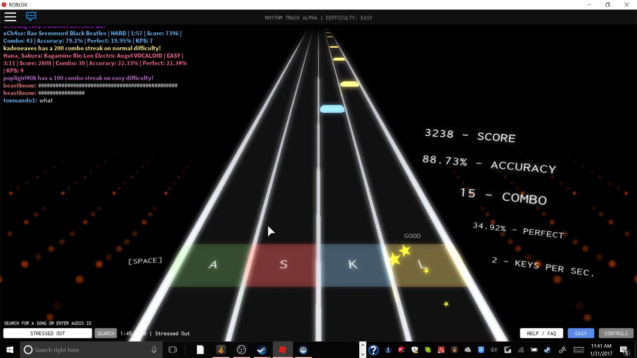 roblox rythm track - YouTube
