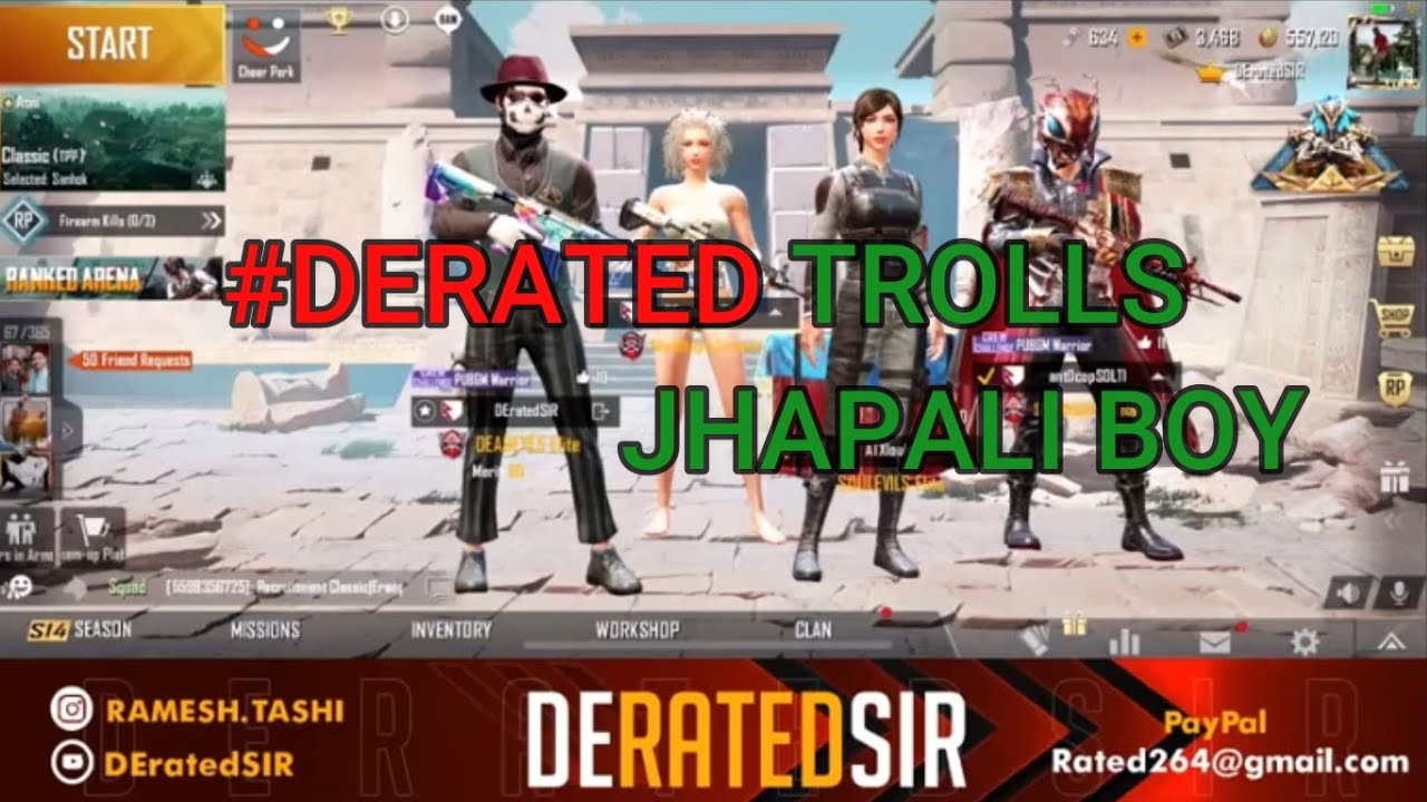 DERATED TROLLS JHAPALI BOY INSTREAM AFTER PMCO WIN\\ DE-RATED - YouTube