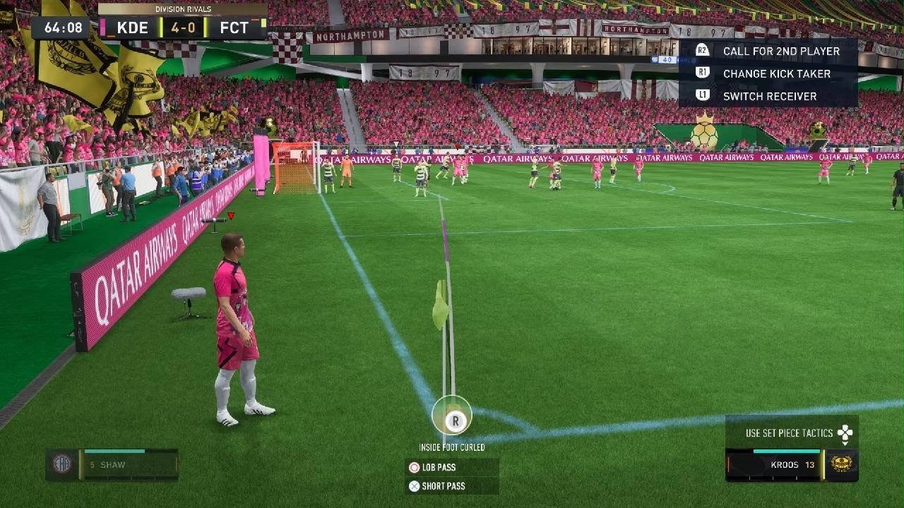 How to score from corner on fifa 23 - YouTube