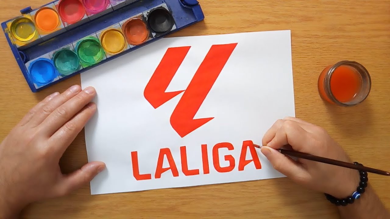 Cómo dibujar el logo de LaLiga - How to draw the NEW LaLiga logo 2023 ...