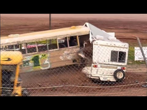 Proctor/Halvor Lines Speedway Midsummer Night Of Mayhem School Bus ...