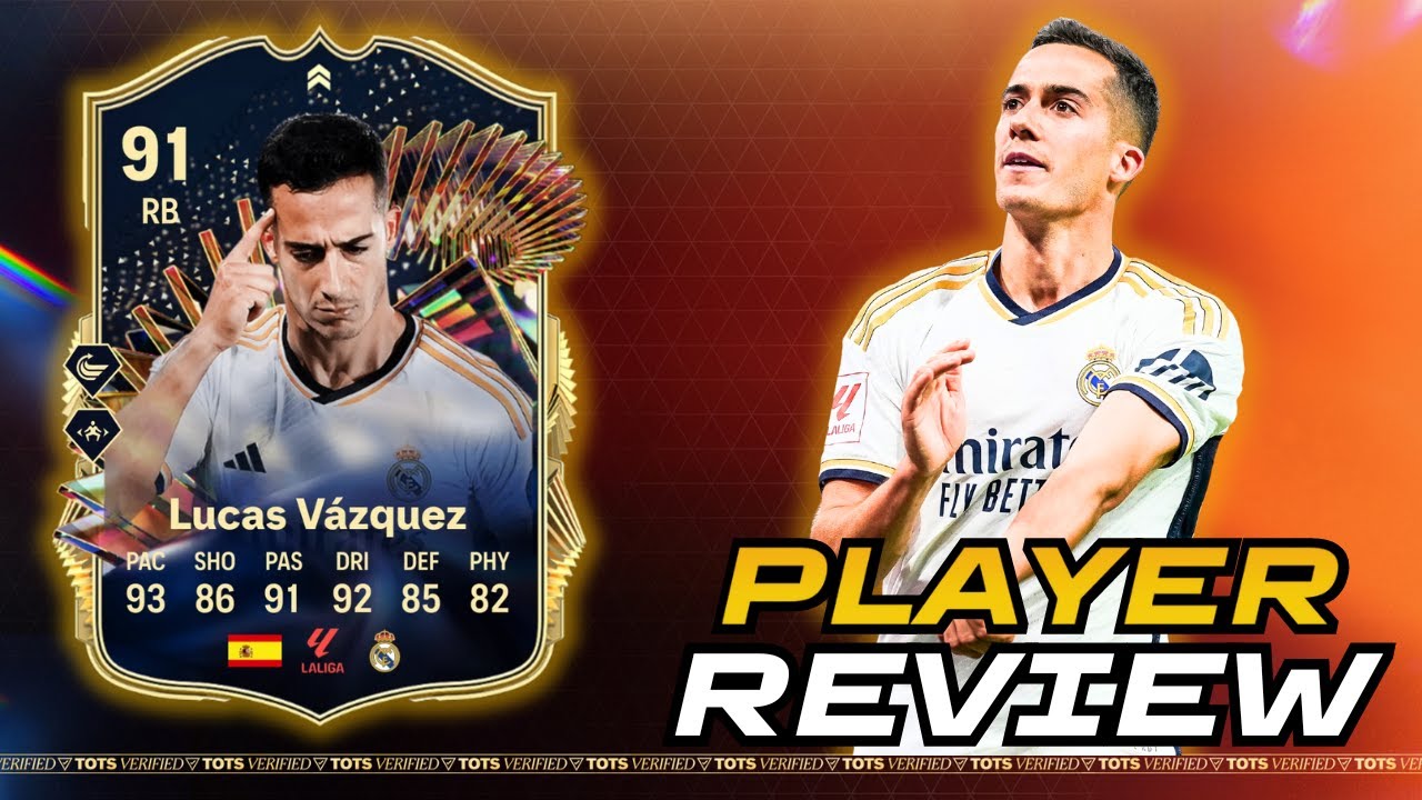 UN REGALO POR PARTE DE EA 🎁| Lucas Vazquez 91 | 5⭐4⭐| SBC: TOTS 🏆 ...