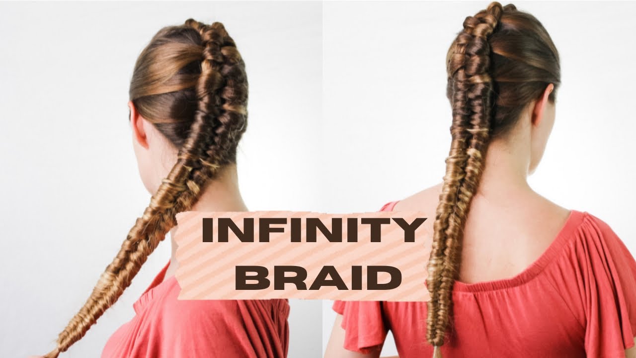 How to Braid your Own Hair | infinity braid tutorial - YouTube