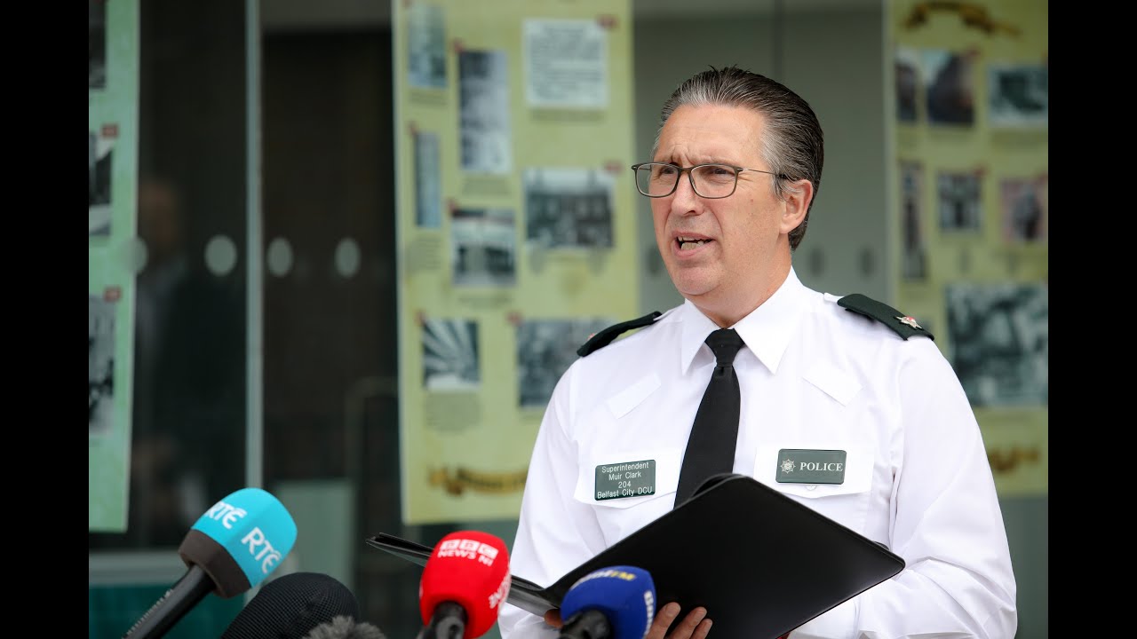 Superintendent Muir Clark provides update on the ongoing North Belfast ...