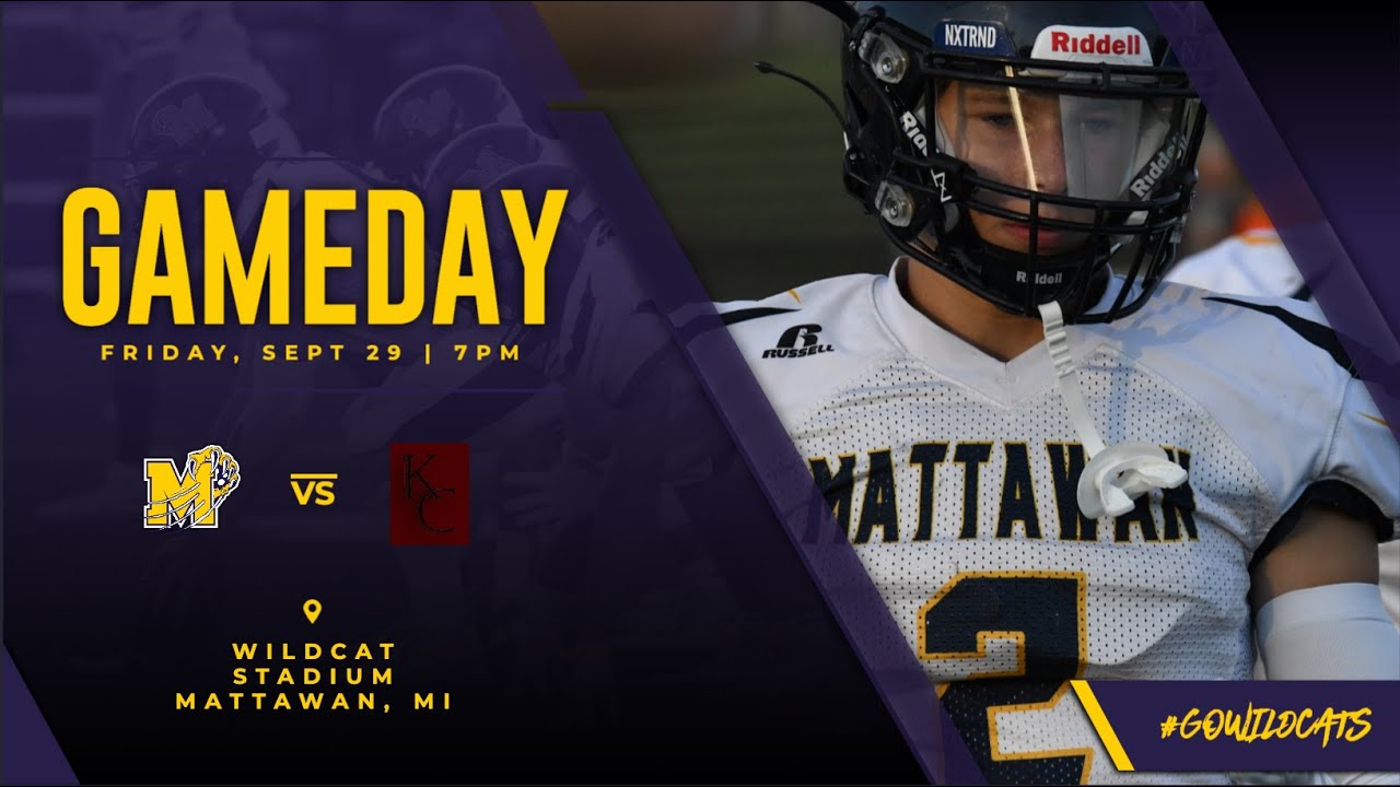 Mattawan Varsity Football Vs. Kalamazoo Central High School - YouTube