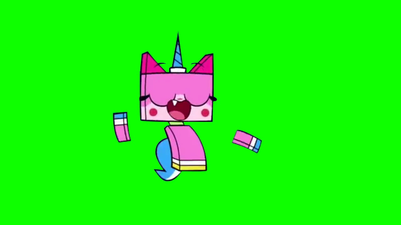 Unikitty dancing green screen - YouTube