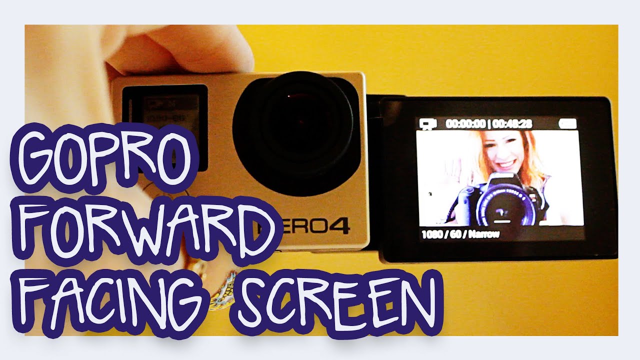 GoPro HERO Forward Facing Screen for Vlogging - YouTube