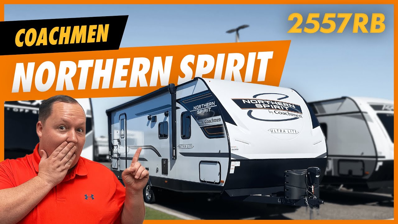 Huge Rear Bathroom Couples Travel Trailer - YouTube