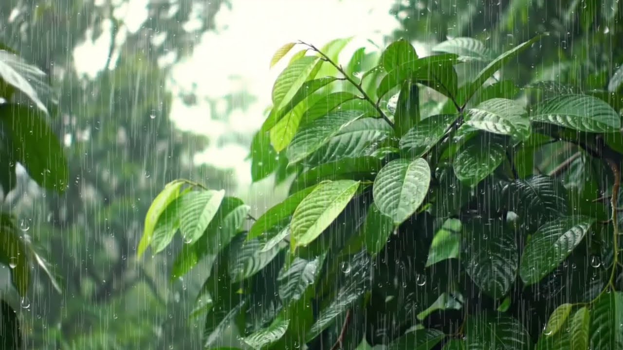 Rain of Tranquility | Heavy Rain (No Thunder) | Sleep Deeper Than Ever ...