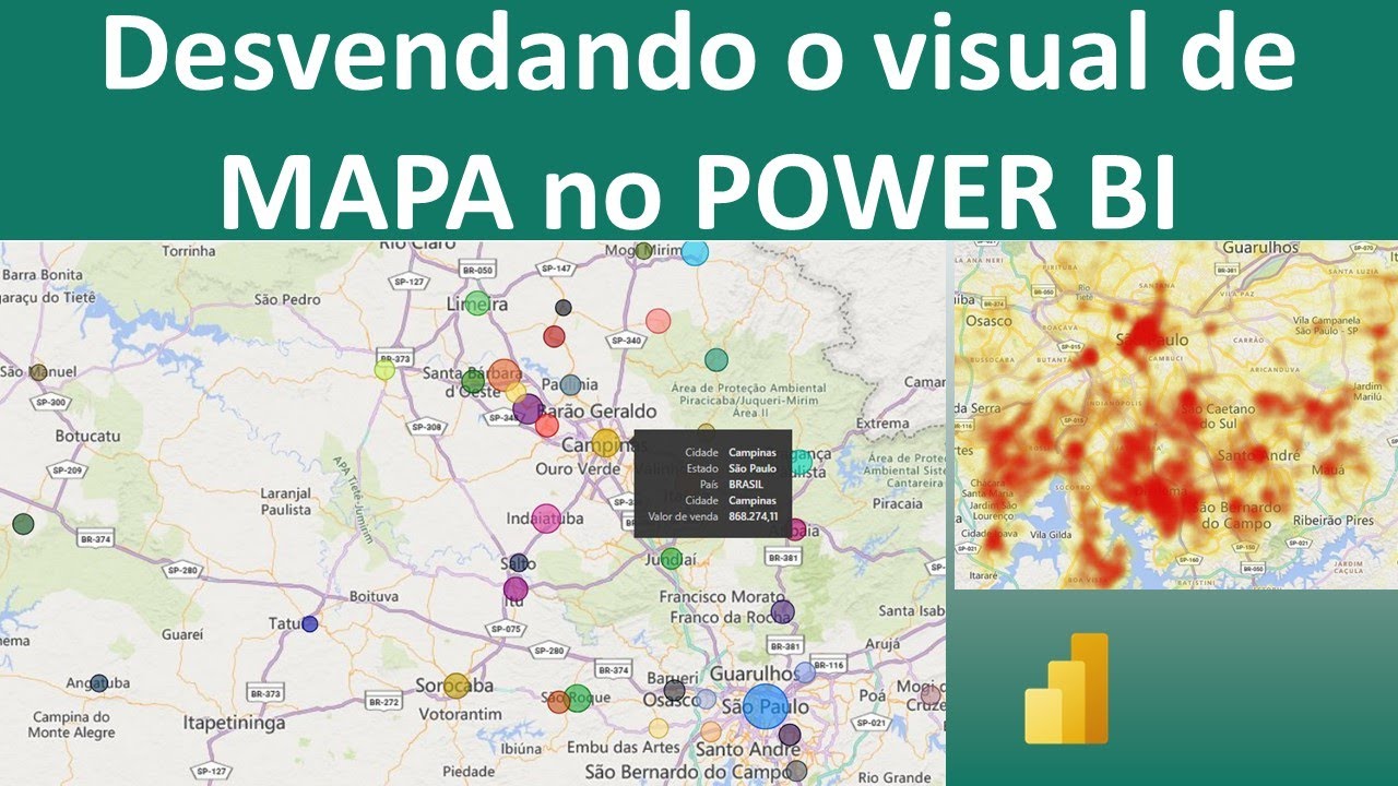 Desvende os Segredos do Mapa do Power BI: Visualização Geográfica de ...