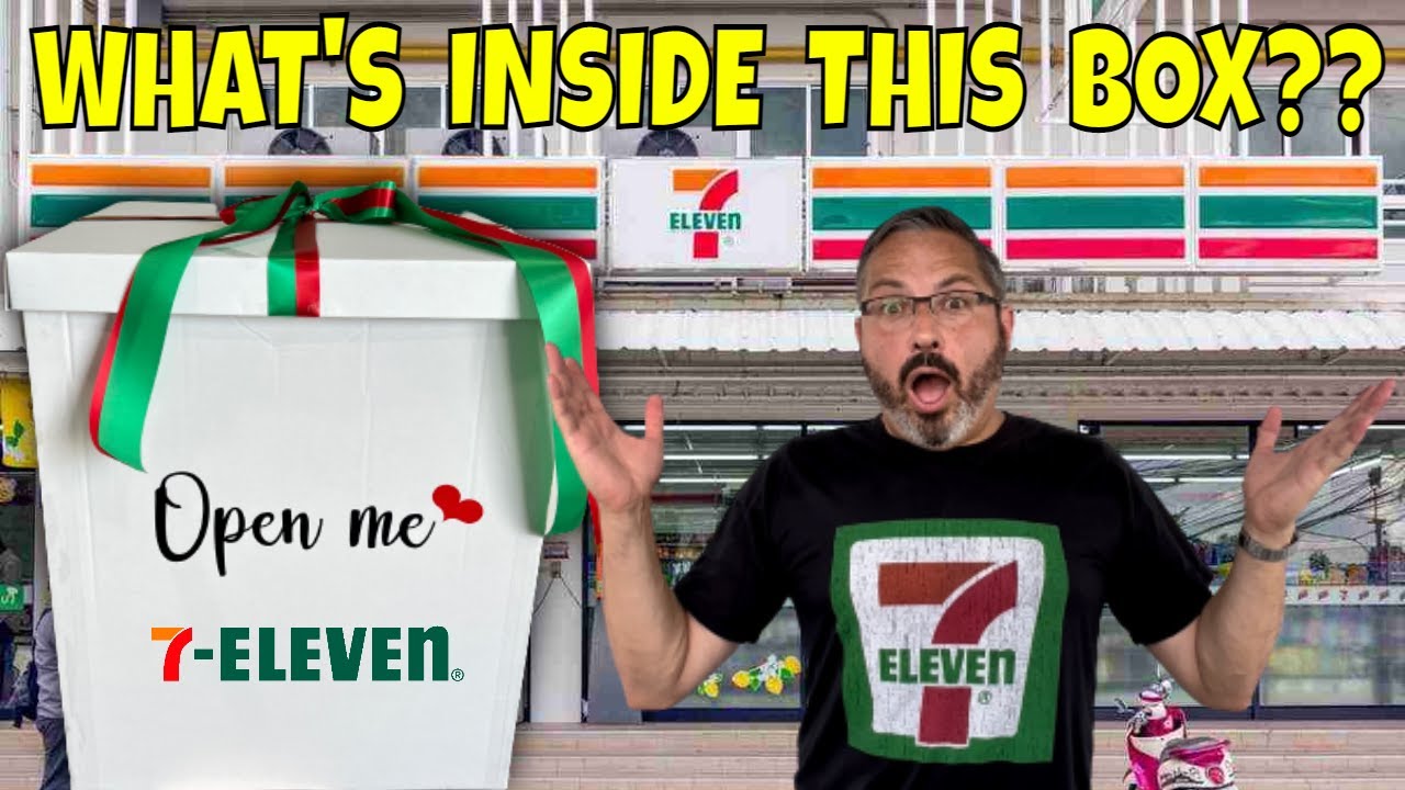 7-Eleven of THAILAND Sent Me This GIANT Secret MYSTERY Gift Box - YouTube