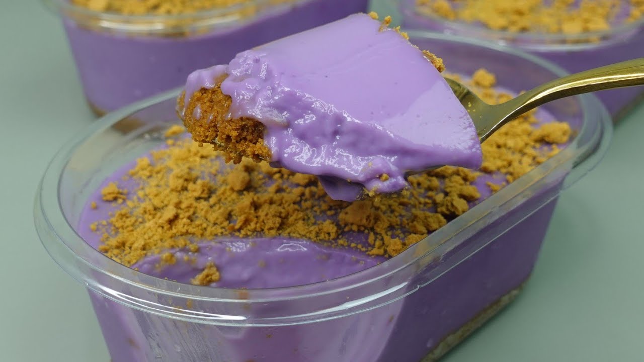 New Graham Dessert | Ube Graham Pudding| Easy No bake Recipe - YouTube