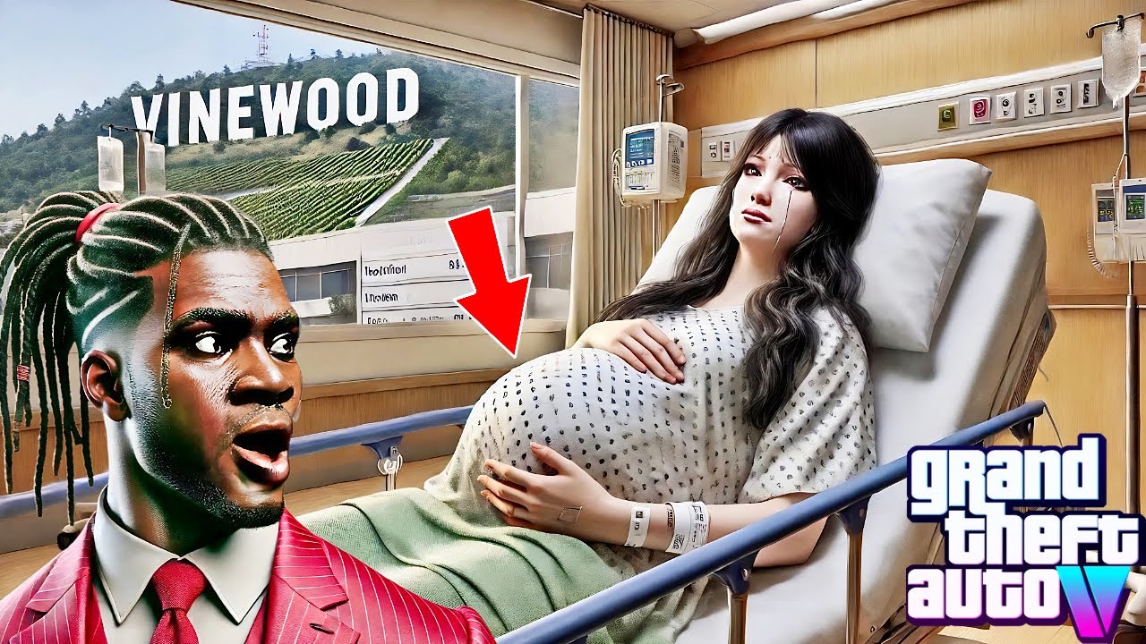 😱Omg! Franklin's Pregnant Girlfriend Mia's Premature Birth!-GTA 5 Real ...