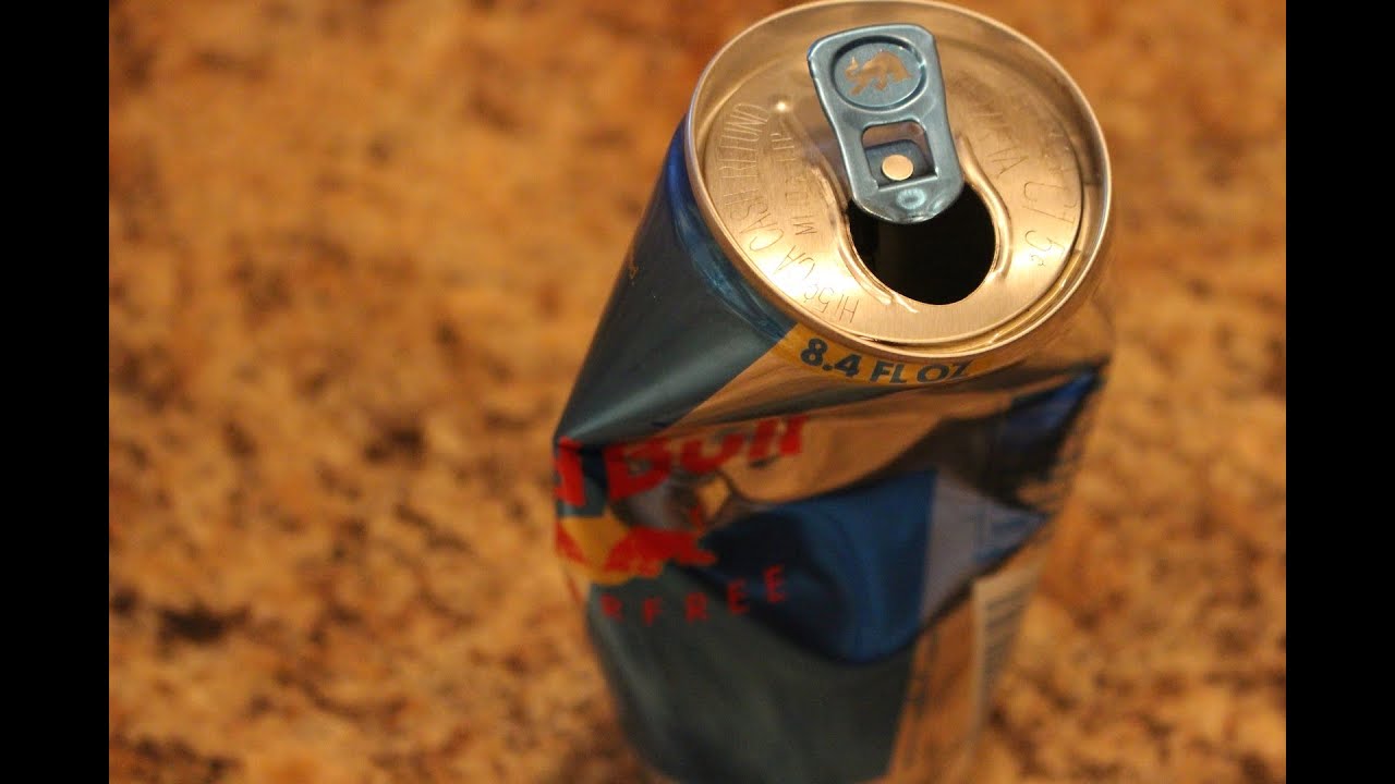 Refilling an Empty Can of Red Bull - YouTube