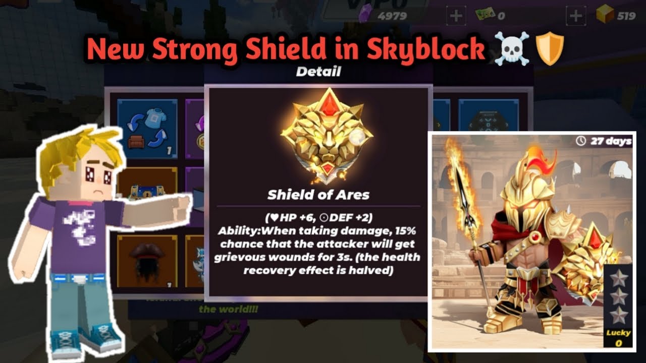 New Shield Power is Very High With Trick in Skyblock!? - YouTube