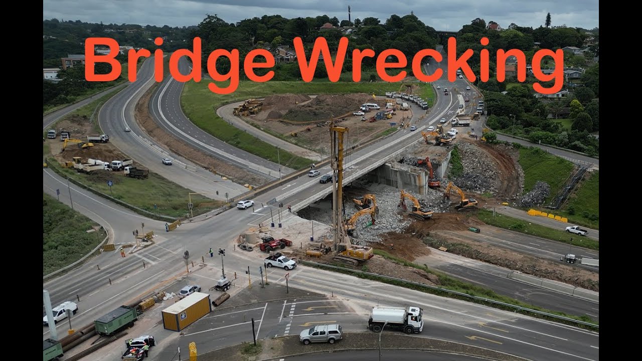 Bridge Demolition - YouTube