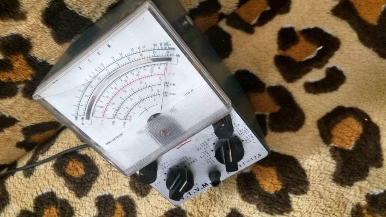 VT-120 Old JAPAN Vacuum Tube Voltmeter (VTVM) VT-120 - BELCO , TOKYO ...