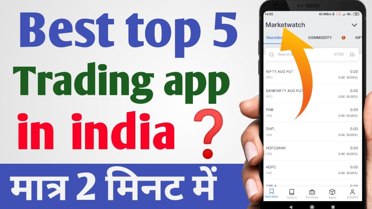 Top 5 trading app in india 2024 | Share Market App | Best Trading App ...