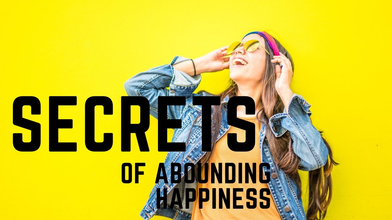 SECRETS OF ABOUNDING HAPPINESS| Path and Prosperity| James Allen - YouTube