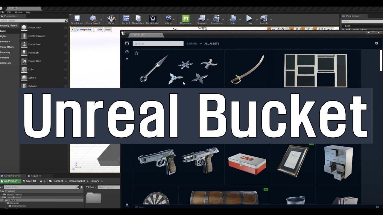 언리얼엔진 어셋 플러그인 (UnrealEngine Asset Plugin) - YouTube