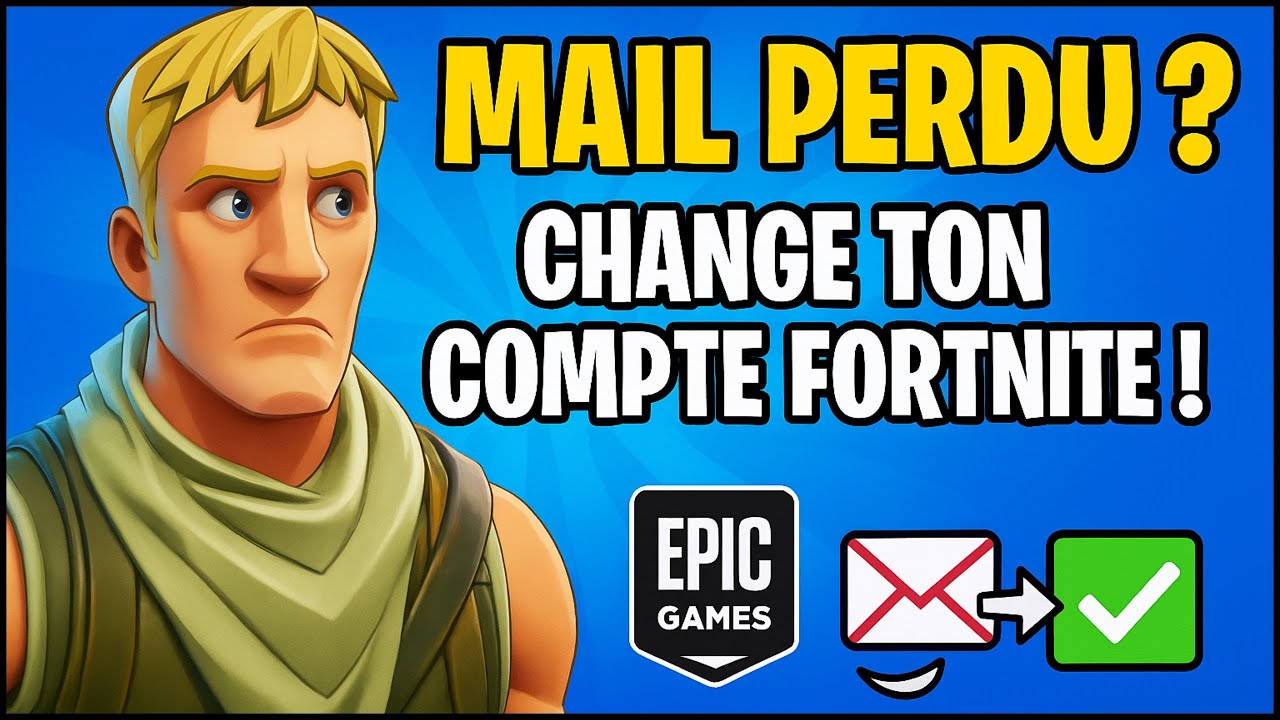 Fortnite changer son adresse mail sans connaître la précédente - YouTube