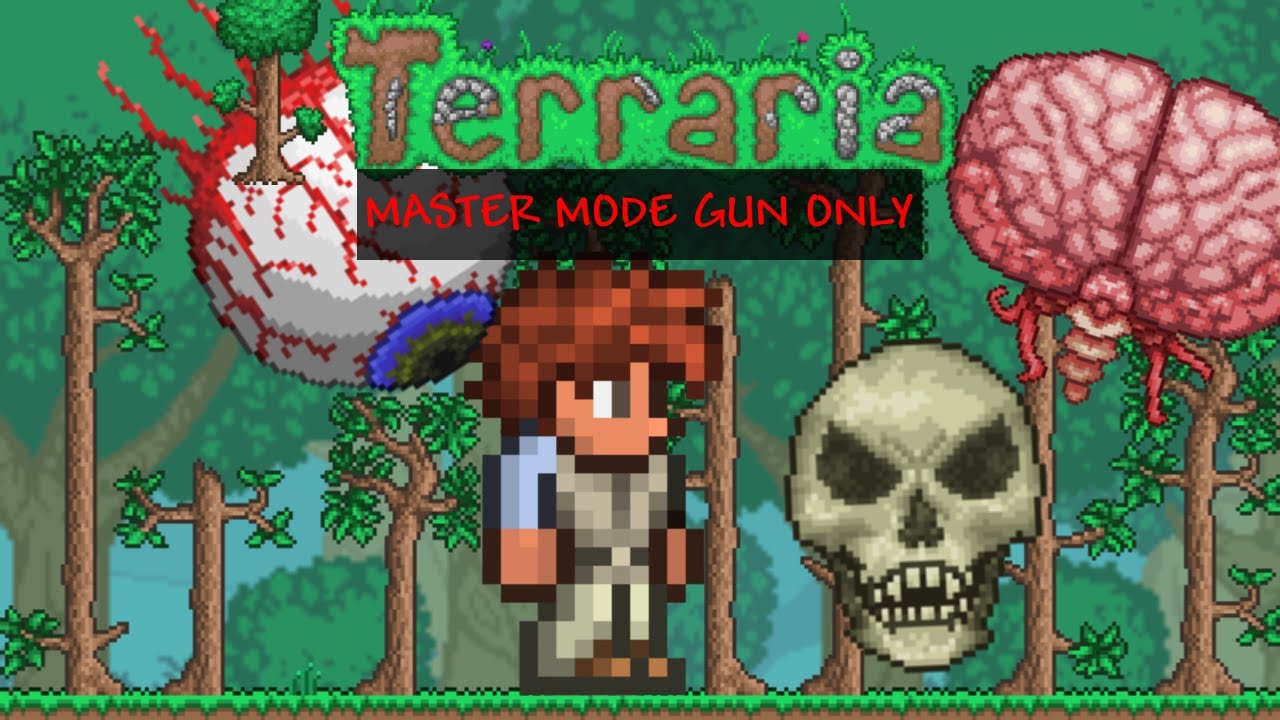Terraria American Version | Master Mode Gun Only - YouTube