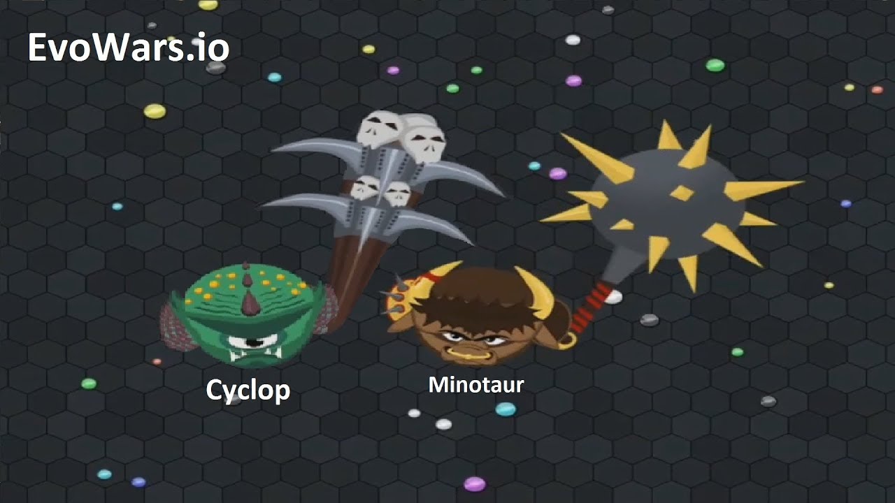 EvoWars.io Evolutions Unlocked 23/23 Cyclop, Minotaur - YouTube