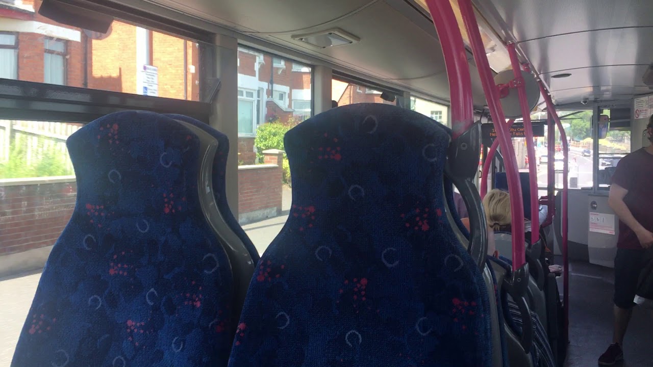Bus ride on the metro bus Belfast city services - YouTube