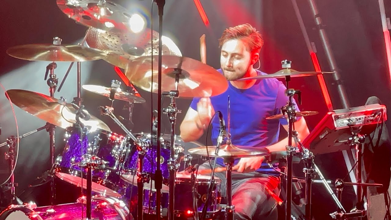 Nic Collins (son of Phil Collins) Drum Solo Live - YouTube