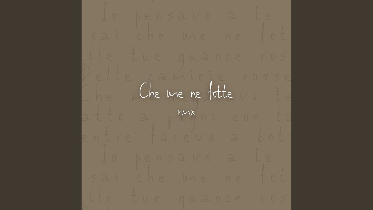 Che me ne fotte (feat. Hades) (Remix) - YouTube