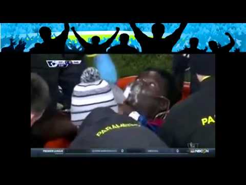 Bafetimbi Gomis collapses on pitch during Swansea game against Tottenham