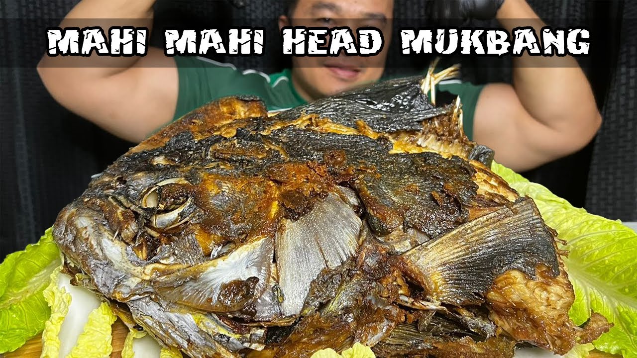 Deep Fried Mahi Mahi Head Mukbang | Pinoy Mukbanger | OFW Mukbang - YouTube