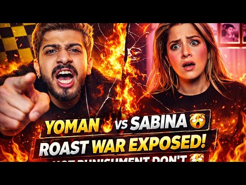 Yoman VS Sabina TikTok Live punishment match.. Yoman ki ladai ho gai 🤯