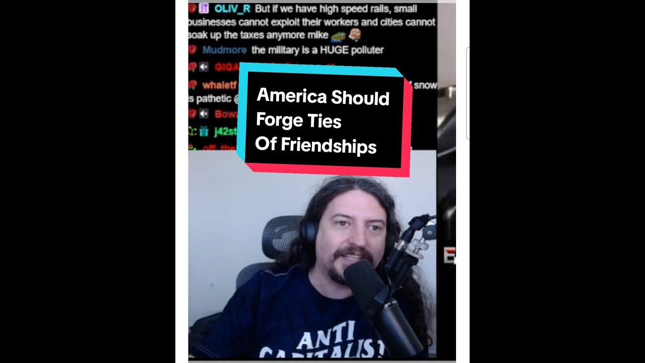 America Should Forge Ties Of Friendship - YouTube