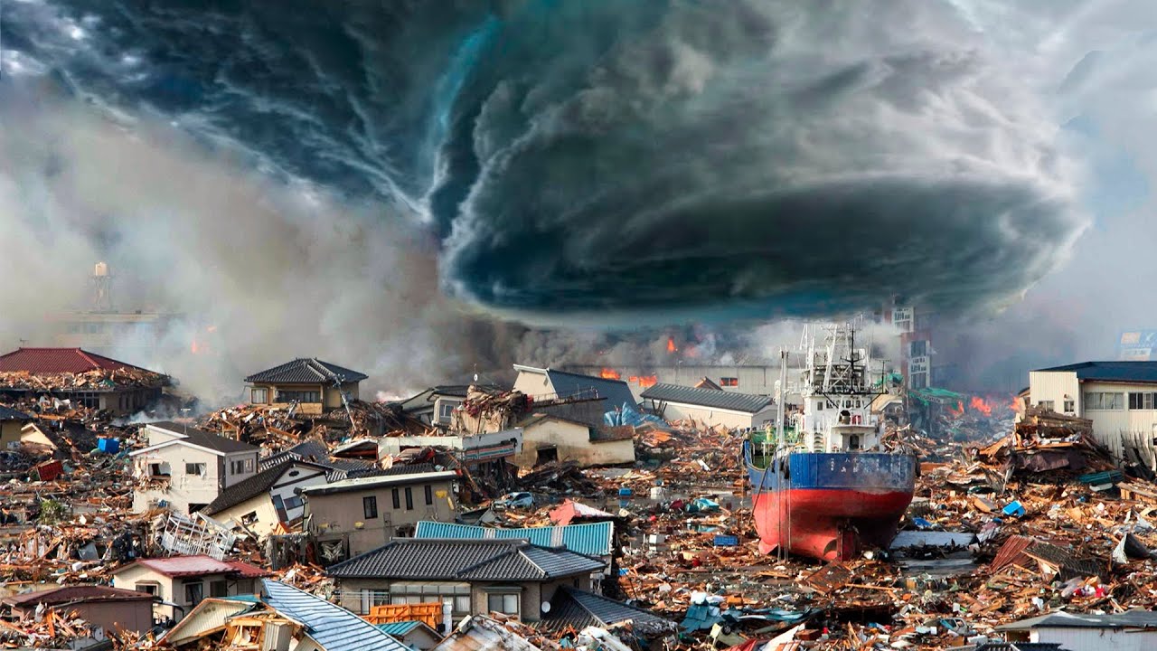 Doomsday for Saudi Arabia! Huge tornado and severe flood hit Jizan ...